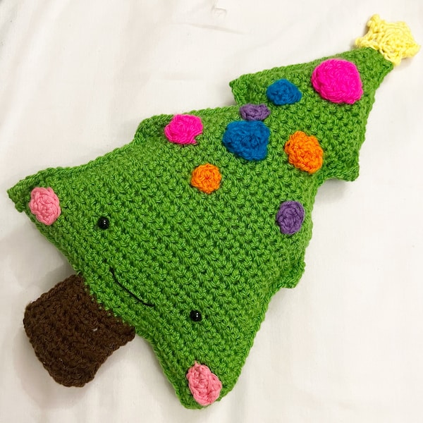 Christmas Tree Amigurumi Plushie Crochet Pattern Kawaii Cuddler Ragdoll ...