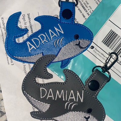 Personalized Name Tag, Jet Plane School Backpack Tag, Airplane Snap Tab ...