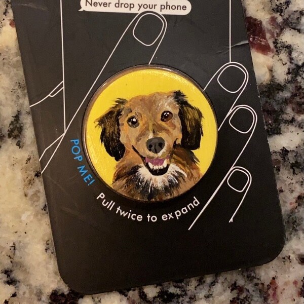 Daisy Pop Socket (hand Painted) - Etsy