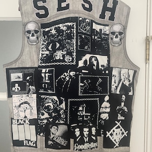 Horror Back Patch - Etsy