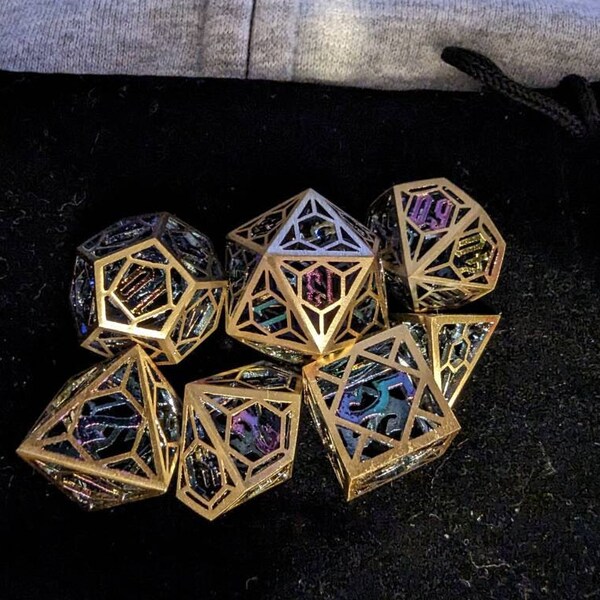 Dancing Lights | RPG Dice Set| RPG Dice | Polyhedral Dice Set ...
