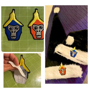 Gorilla Tag Embroidered Patch, Sew on Vr Gaming Embroidered Patch Glow ...