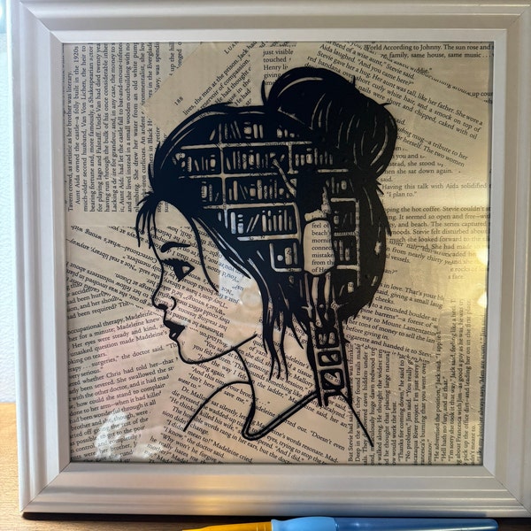 Digital: Girl Loves Books SVG. Book Lover. Librarian. Book Worm. Just a ...