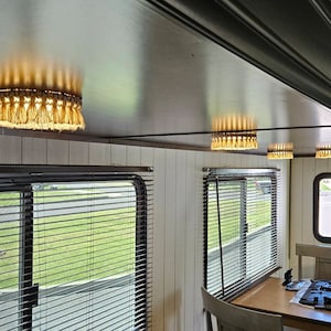 Maddie RV Light Cover for Camper Natural Beige, RV Accessory for Inside ...