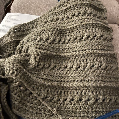 Colorado Throw Blanket Crochet Pattern, Crocheted Blanket Pattern ...