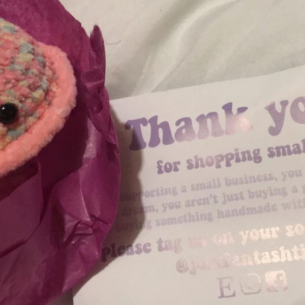 Blueberry Plush Super Soft Cute Crochet Amigurumi Cuddly Toy Stuffed ...