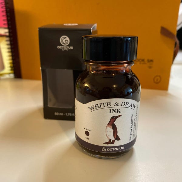 Octopus Document Ink Blue Bottle 30ml, Certified Fountain Pen Ink ...