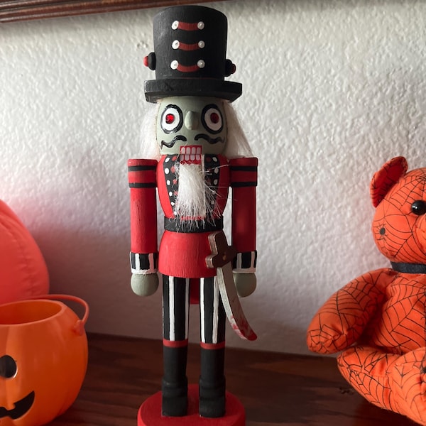 Haunted Mansion Hand Painted Christmas Nutcracker - Nightmare Before ...