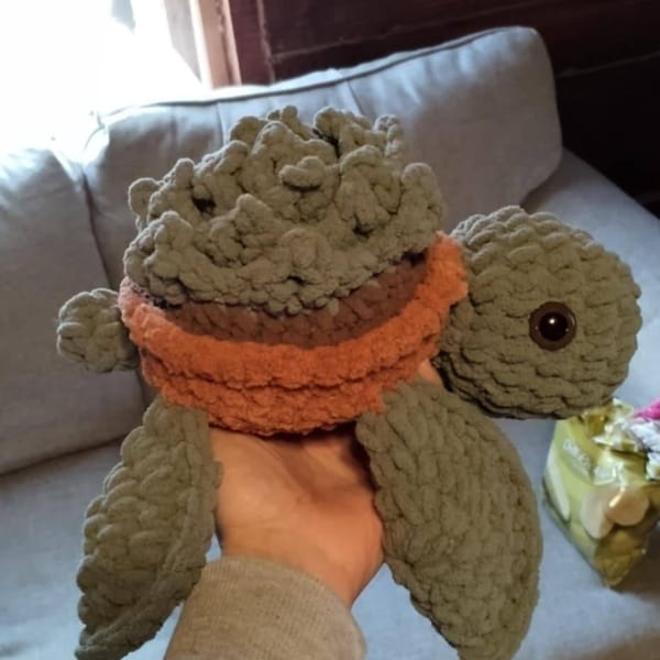 Pineapple Turtle Pattern Crochet PDF Download Beginner Friendly ...