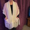 The Lesley Pocket Shawl Crochet PATTERN - Etsy