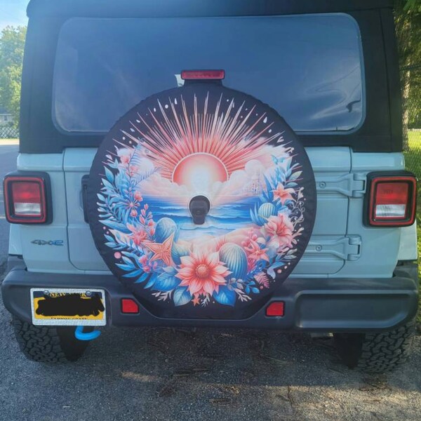 Halloween Spare Tire Cover, Cute Ghost Camper Tire Cover, Spare Tire ...