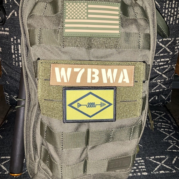 Amateur Radio Operator Patch: Hook and Loop Morale Patch (2x3") - Etsy