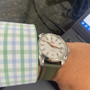 Handmade Copper Brown Italian Leather Watch Strap, Full Grain Leather ...