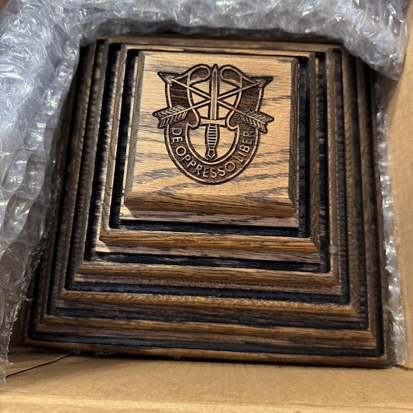 Spinning Pyramid Challenge Coin Holder - Handmade Coin Display for ...