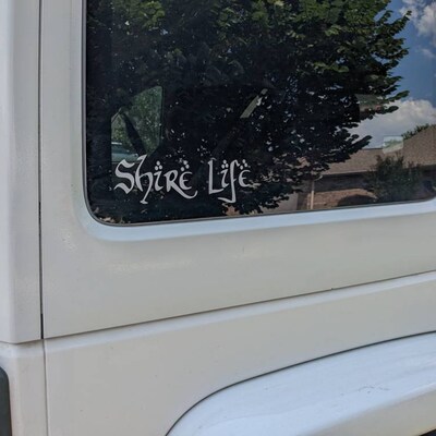 Shire Life Funny Die Cut Vinyl Window Decal a-1469 - Etsy