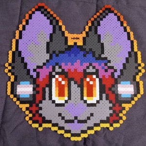Custom Fursona Perler Badges - Etsy