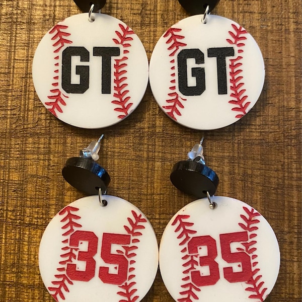 Baseball Stud Earrings for Her, Baseball Season, Baseball Earrings ...