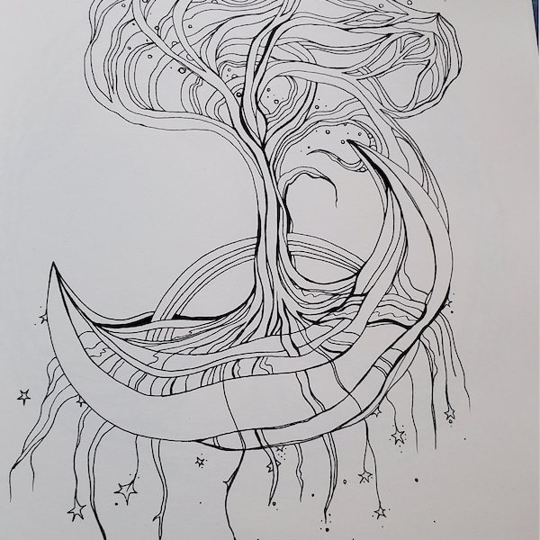 Willow Tree Greeting Card - Etsy