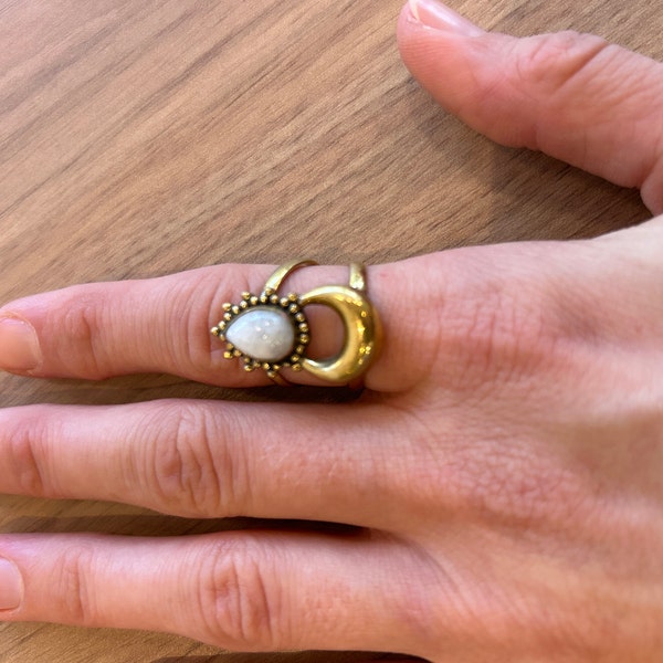 Unisex Gold Bracelet, Gypsy Bangle, Boho Bracelet, Handmade Brass ...