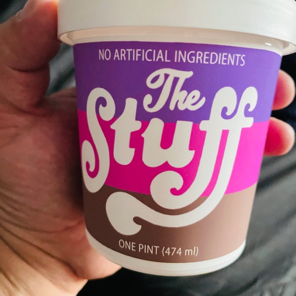 The Stuff Pint Container Movie Prop Dessert Horror 1985 VHS - Etsy