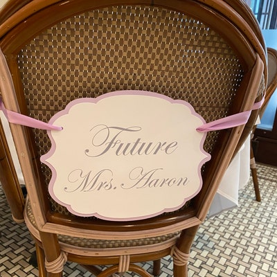 Future Mrs Signwedding Shower Sign Mrs to Be Sign Bridal - Etsy