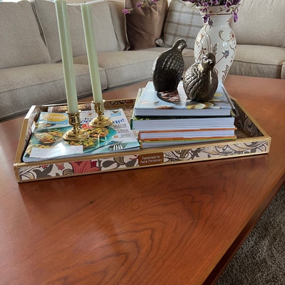 Délicieuse French Rustic Large Shabby Chic Wooden Serving Breakfast ...