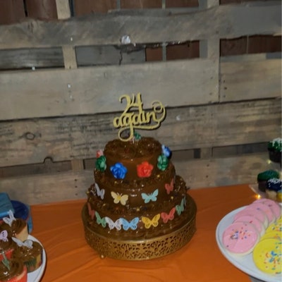 29 Again Cake Topper, Cake Decoration, Glitter, Party Decor, Custom ...