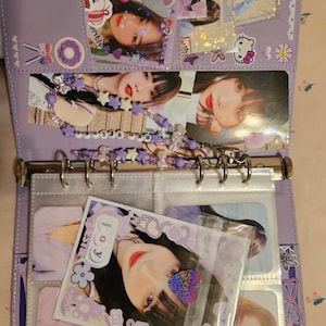 A5 Kpop Photocard Binder Custom Deco K-pop Collect Book Holds up to 160 ...
