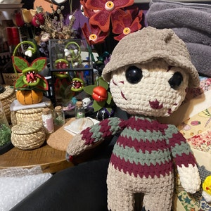 Cuddly Slasher Doll/handmade Slasher Plushie, Plush Stuffed Slasher ...