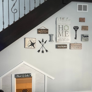 Pet Name Sign Wooden Dog House Sign Cat Sign Name Sign Pet - Etsy