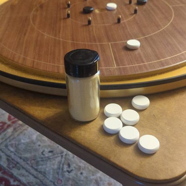 Gliss Shuffleboard Powder for Crokinole, Glass Shaker Bottle or Refill ...