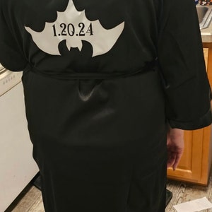 Bridal Bats Robe Bridesmaid Robes Gothic Bridal Partygothic - Etsy