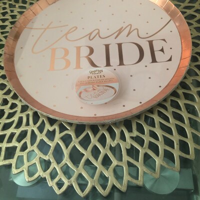 Team Bride Party Plates.hen Do Tableware. Bride to Be. Hen Party ...