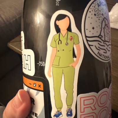 Princess Nurse Sticker, Nursing Sticker, Princess Sticker, Disney Nurse ...