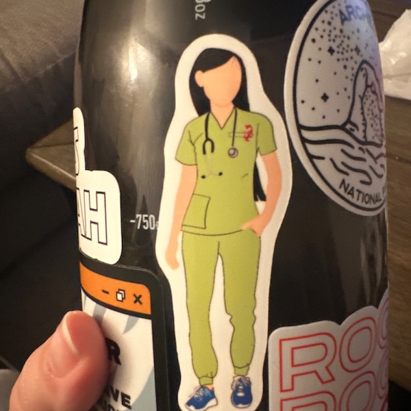 Princess Nurse Sticker, Nursing Sticker, Princess Sticker, Disney Nurse ...