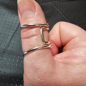 Sterling Silver Spiral Splint Ring Spiral Splint Ring Thumb Splint Ring ...