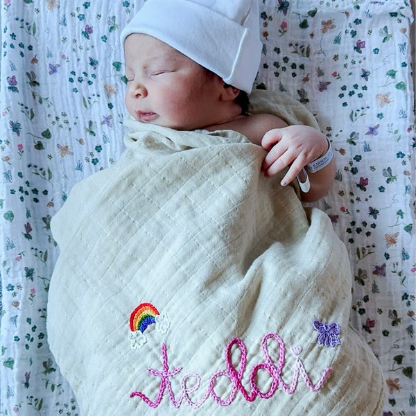 Classic Monogrammed Wreath Sash X Custom Embroidered X Hand Tailored X ...