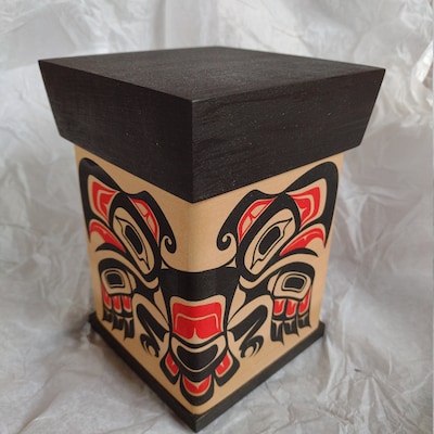 First Nations Corrine Hunt Recycled Glass Serving Tray Platter - Etsy