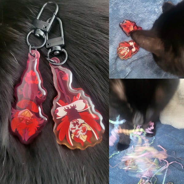 Hazbin Hotel Alastor , Lucifer Keychain ( PRE-ORDERS ) - Etsy