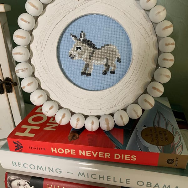 Donkey Cross Stitch Pattern PDF - Donkey Embroidery - Instand Download ...