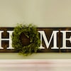 Home Sign With Wreath, Farmhouse Decor, Farmhouse Sign, Rustic Decor ...