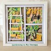 3D SVG Gardening Shadow Box SVG Spring Garden With Leaves and Flowers ...