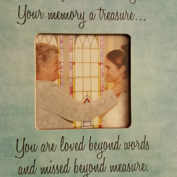 Personalized Memorial Picture Frame: Sympathy Gift, Remembrance, Your ...