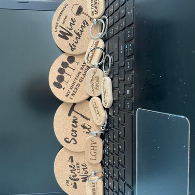 Adventures Keychain SVG, Glowforge Files Keychain, Laser Cut Files ...