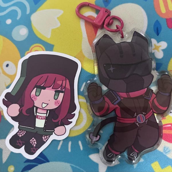 Vivid Bad Squad Chibi Sticker Set (project Sekai) - Etsy