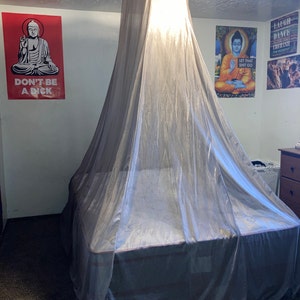 Shielding 4-door Box Canopy 100% Silver Mesh Box Canopy EMF/RF/EMR ...