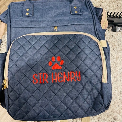 Personalized Pet Tote Backpack Pet Bag Personalized Dog Bag ...