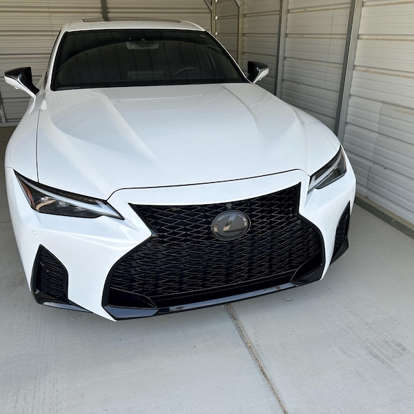 Stealth Lexus Emblem Front Vinyl Overlay | Lexus IS, ES, RX - Etsy
