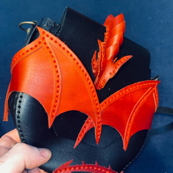 Dragon Embrace Dragon Handbag, Natural Leather - Etsy