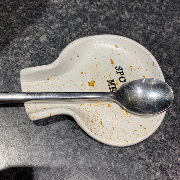 Handmade Clay Spoon Me Dish Rest Holder Gift Present for Him Her - Etsy